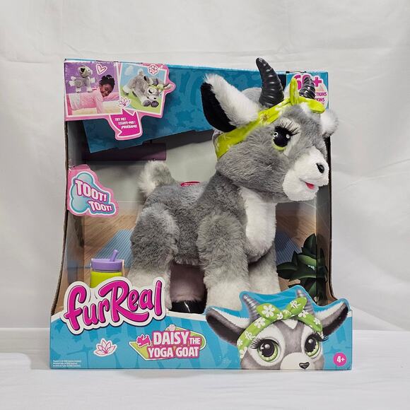 Hasbro | Toys | Furreal Friends Daisy The Yoga Goat Interactive Plush ...